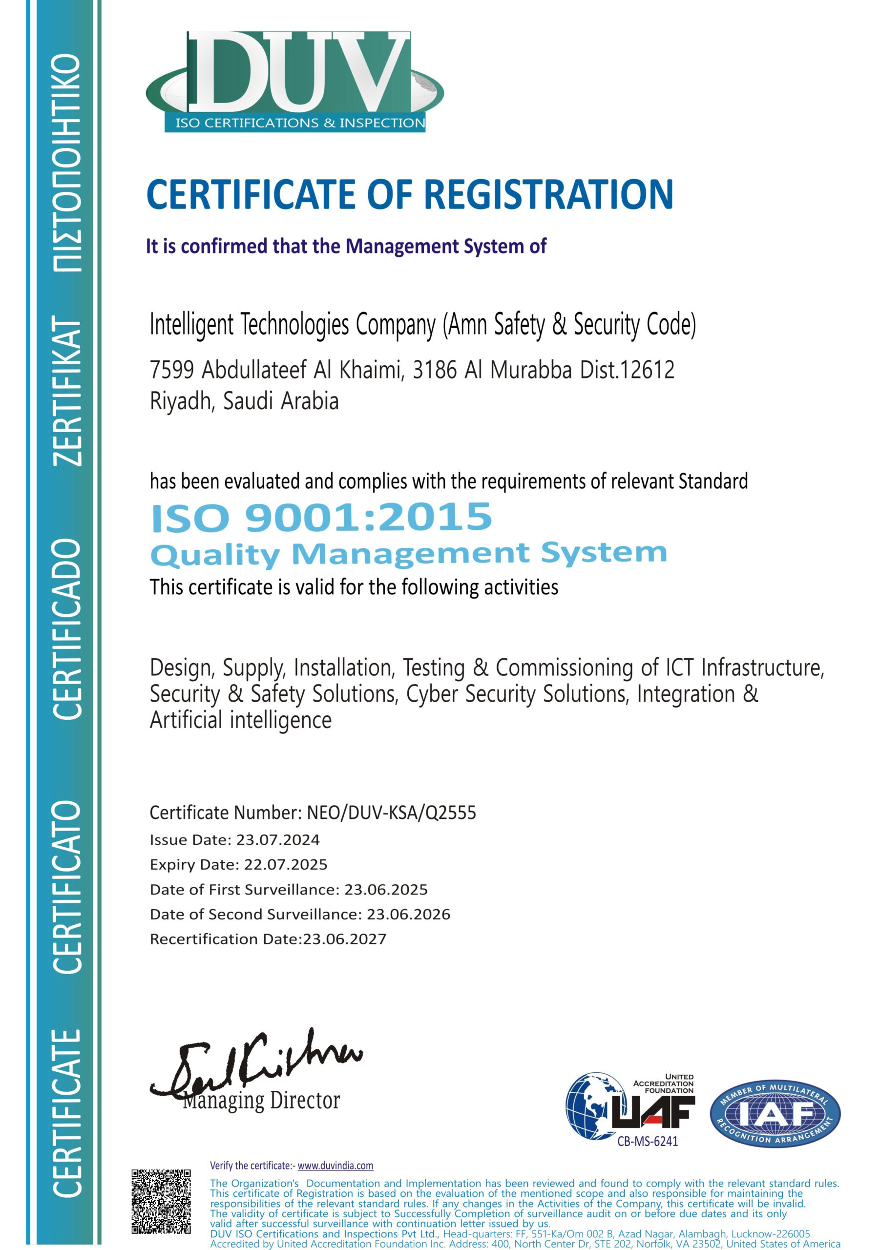 ISO Policies – AMN